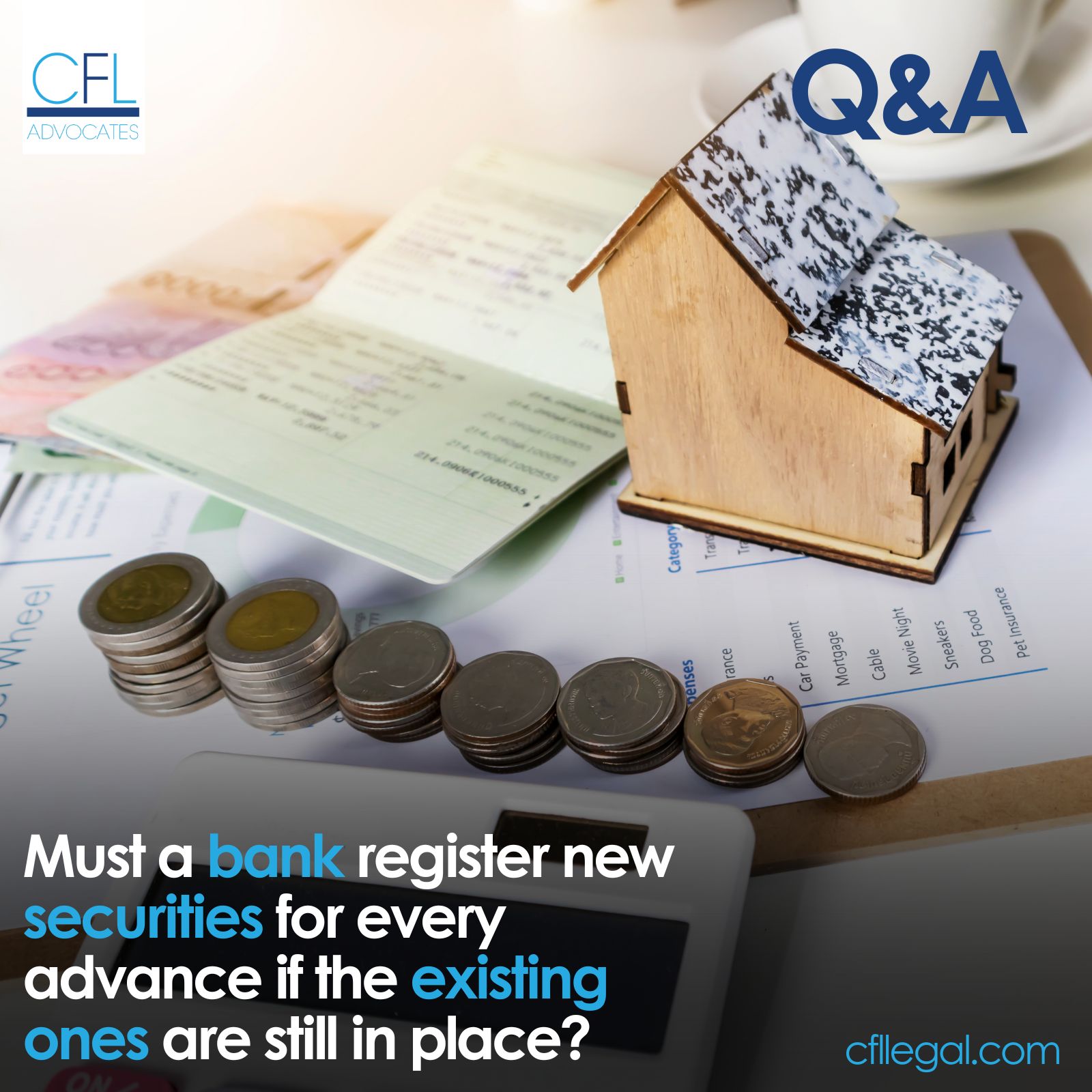 Q: Should a financial institution register fresh securities for each ...